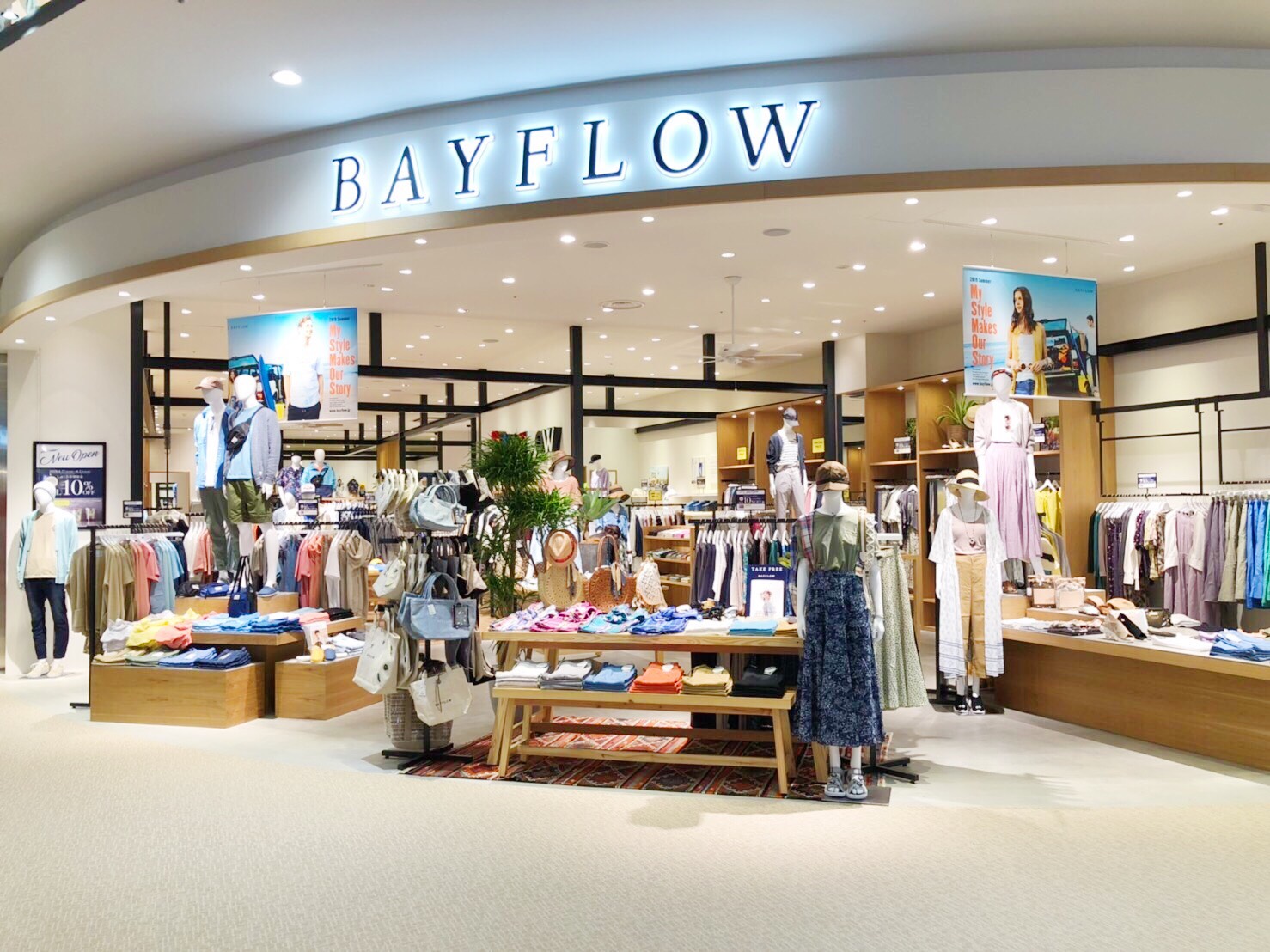 【NEW OPEN】BAYFLOW cafe併設！イオンモール名取店 | BAYFLOW オフィシャルブランドサイト