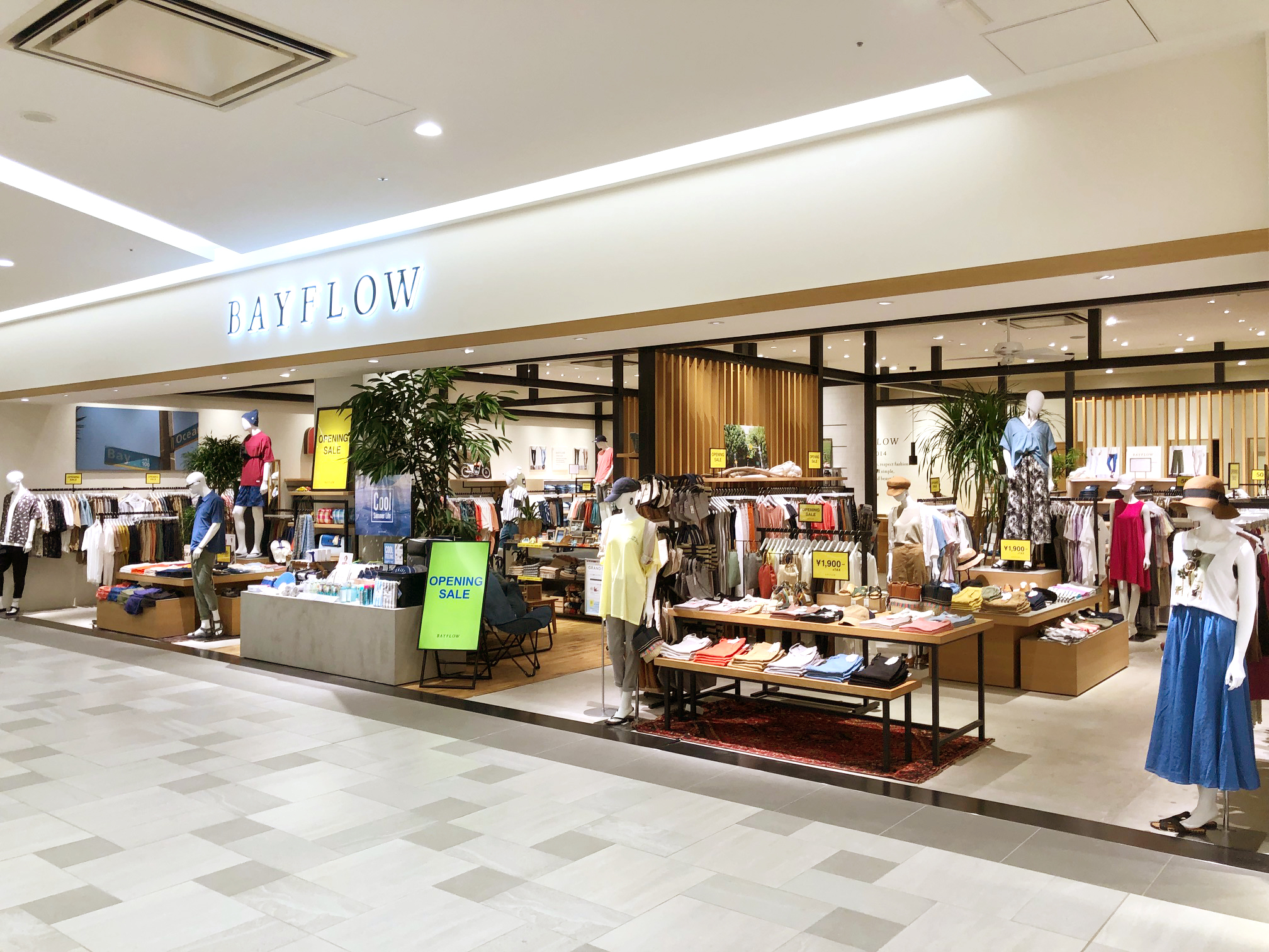 【NEW OPEN】パルコシティ浦添店 | BAYFLOW オフィシャルブランドサイト