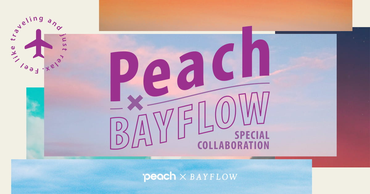 Peach × BAYFLOW Special Collaboration - BAYFLOW